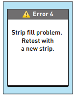 OneTouch Verio® – Error 4