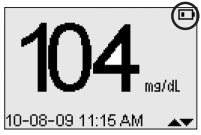 OneTouch® Ultra®2 – Error Battery Symbol