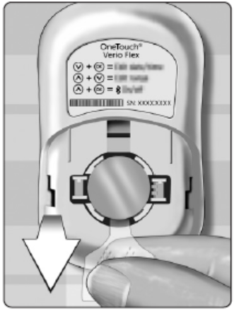 OneTouch Verio Flex® - Replacing the battery