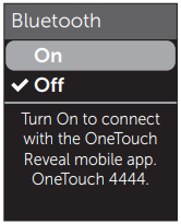 OneTouch Verio Reflect® – Connecting to a Compatible Wireless Device