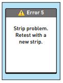 OneTouch Verio® – Error 5