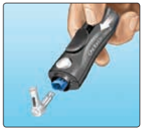 OneTouch Verio® – Removing The Used Lancet
