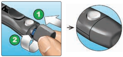 OneTouch Verio® – Removing The Used Lancet
