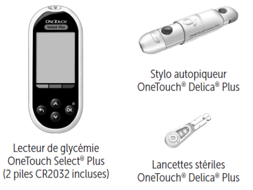 OneTouch Select® Plus – Familiarisation avec le système
