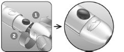 OneTouch® Delica® Plus – Using Your Lancing Device